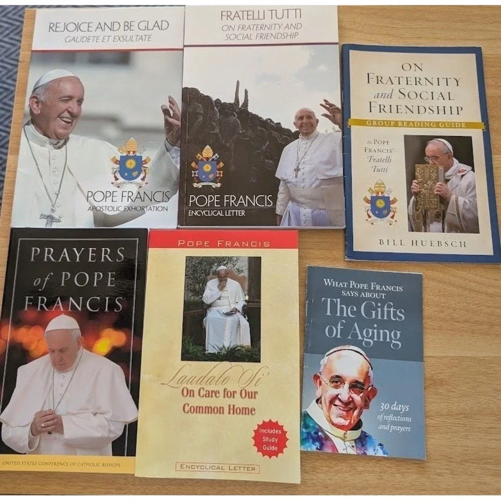 USCCB | Accents | 6 Lot Pope Francis Laudato Si Fratelli Tutti Prayers ...